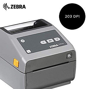 Zebra ZD620d Direct Thermal Desktop Printer 203 dpi Print Width 4 in WiFi Bluetooth Ethernet Serial USB ZD62042-D01L01EZ (Renewed)