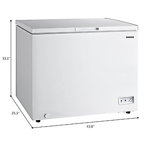 FRIGIDAIRE EFRF1049AMZ6COM RFRF1049 RCA Cubic Foot Chest Freezer, 10 cu ft, White