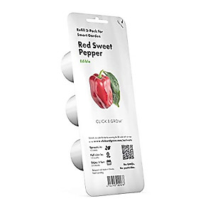 Click and Grow Smart Garden Red Sweet Pepper Plant Pods, 3-Pack