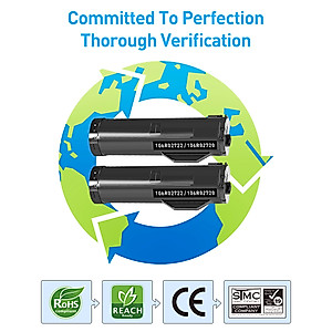 BAISINE Compatible 106R02722 Black Toner Cartridge Replacement for Xerox 106R02722 Work with Xerox Phaser 3610 WorkCentre 3615 Printer - High Yield 14,100 Pages (Black, 2 Pack)