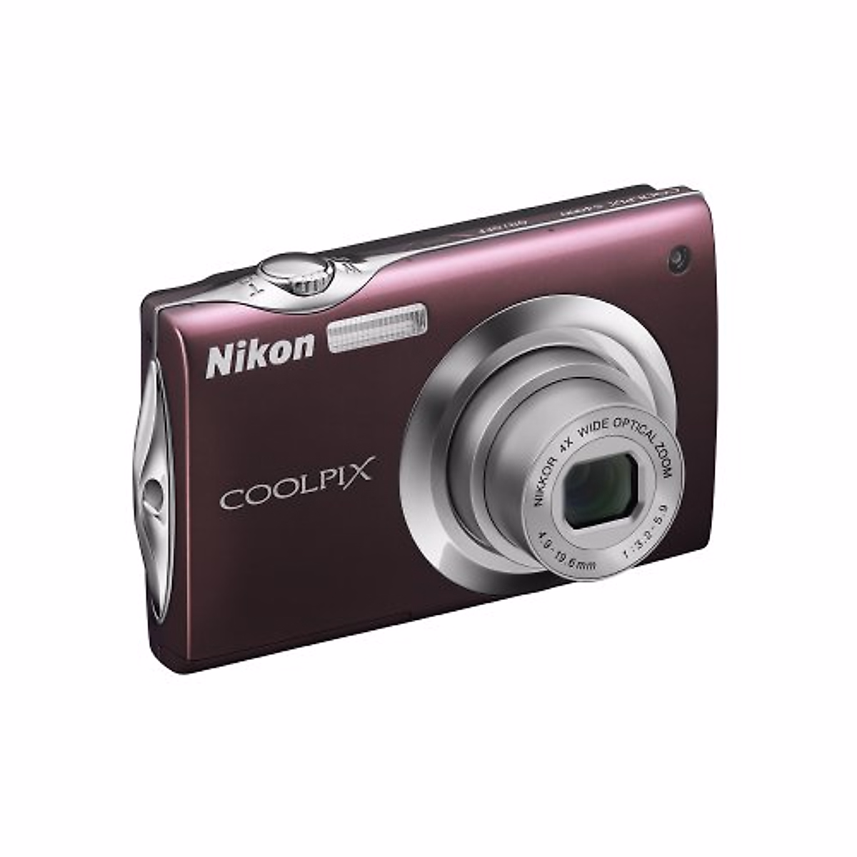 Nikon Coolpix S4000 12.0MP Digital Camera with 4x Optical Vibration Reduction (VR) Zoom and 3.0-Inch Touch-Panel LCD (Plum)