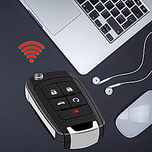 Keyless Entry Remote Fob Fits for Chevy Camaro Equinox 2010-2019/ Cruze 2011-2016/ Sonic 2012-2017/ Malibu 2014-2016/ GMC Terrain Buick Lacrosse Regal Verano Encore Replacement for P/N: OHT01060512