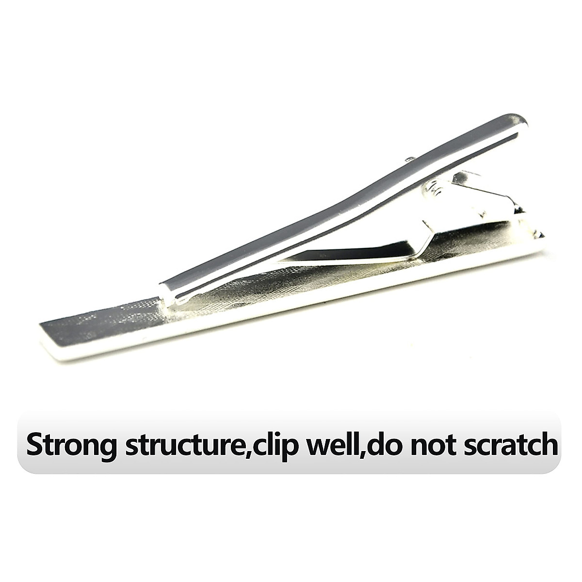 Fashion Necktie Clips Tie Bar Clips Tie Pins Set for Men Pack of 3 (Style B)