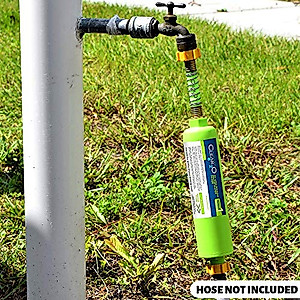 Clear2o CRV2001 RV Inline Water Filter - Reduces Contaminants, Bad Taste, Odors, Chlorine and Sediment in Drinking, Cleaning, Showering Water (Green)