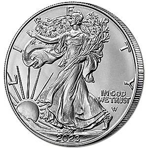 2023 Lot of (20) 1 oz American Eagle Silver Bullion Coins Brilliant Uncirculated in Original United States Tube and Certificates of Authenticity $1 BU