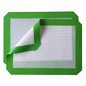Silicone Baking Mat - Set of 2 Nonstick Cookie/Macaron/Pastry Sheets (Quarter Sheet(11.5"x8.5") 2pk)