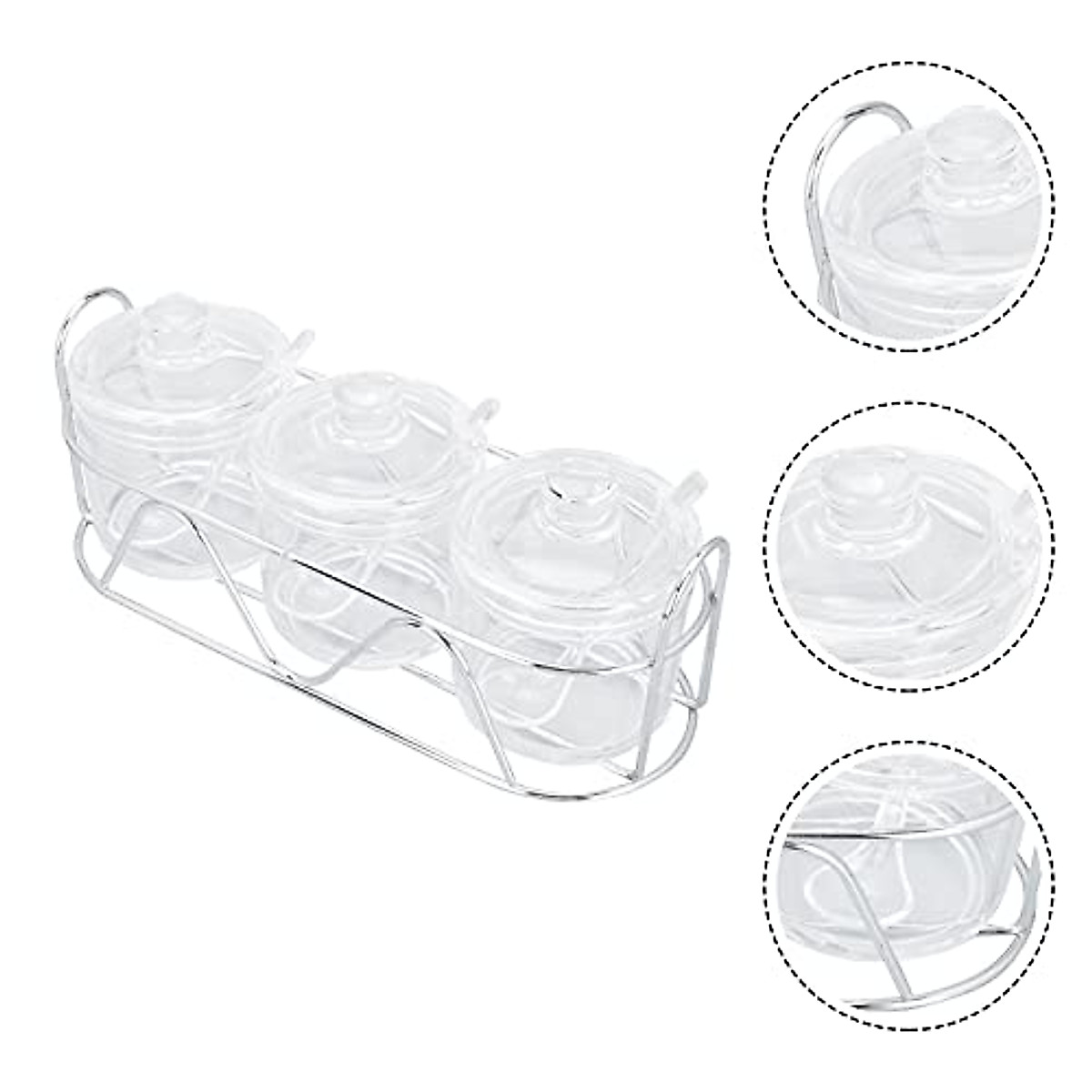 Cabilock Cocktail Shaker Set Mini Containers Spices Set Kithen e Box ondime Se t Sa Bo Stoage Bin with a fo Kithen o Ba Home Mini Containers Spices Set Small Containers