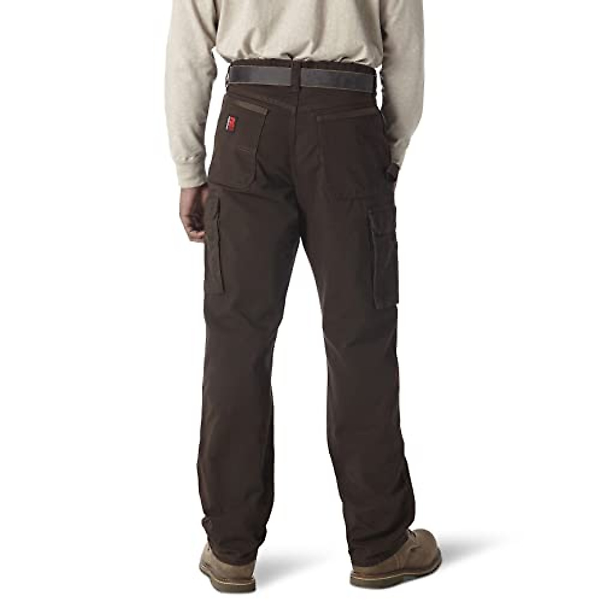 Wrangler Riggs Workwear mens Ranger work utility pants, Dark Brown, 34W x 32L US