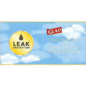 Glad OdorShield Drawstring Tall Kitchen Trash Bags - Fresh Clean - 13 Gallon - 80 Count