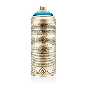Montana Cans Montana GOLD 400 ml Color, Aqua Spray Paint,MXG-G6260, 13.53 Fl Oz (Pack of 1)