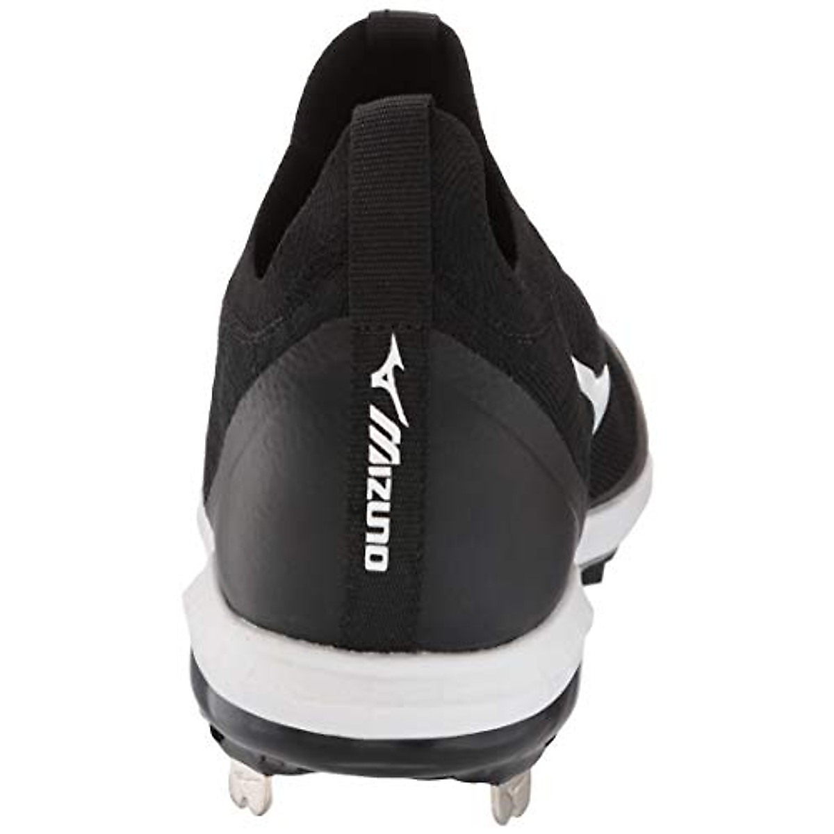 Mizuno Mens Cleat Baseball Shoe, Black/White, 13 US