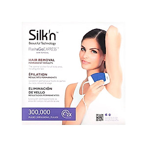 Silk’n Flash&Go Express - At Home Permanent Hair Removal For Women And Men, No Refill Cartridge Needed, Safe, Painless, IPL Laser Hair Removal System