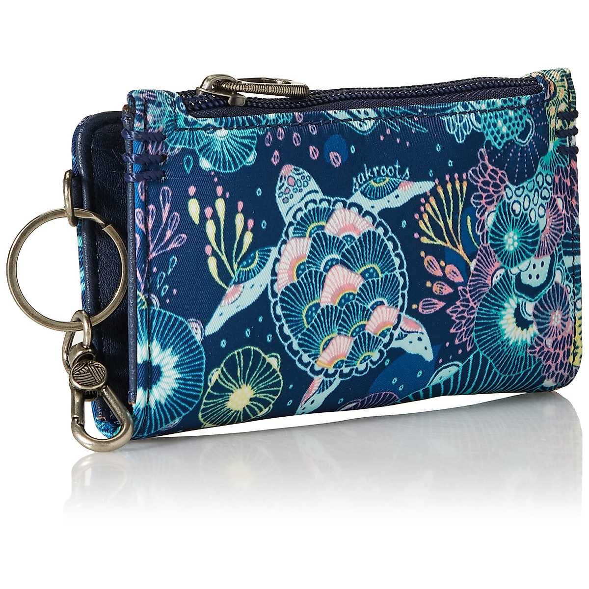 Sakroots womens Eco-twill Eco Twill Encino Essential Wallet, Royal Blue Seascape, One Size US
