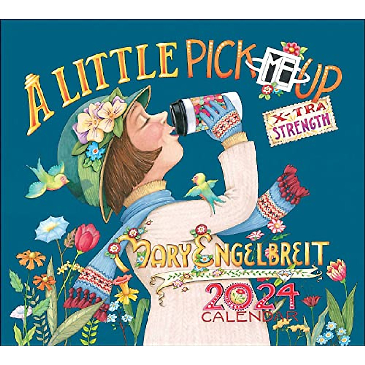 Mary Engelbreit's 2024 Deluxe Wall Calendar: A Little Pick ME Up