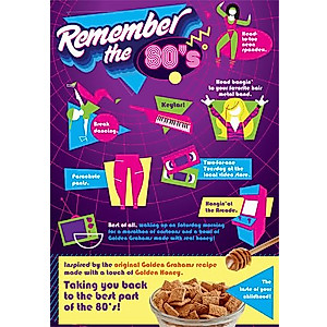 Golden Grahams Breakfast Cereal, Graham Cracker Taste, Whole Grain, Giant Size, 27.6 oz