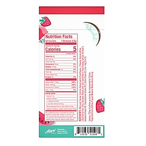 Alani Nu Energy Stick Packets, Activate with Water, 200mg Caffeine, Zero Sugar, 30mcg Biotin, Formulated with Amino Acids Like L-Theanine to Prevent Crashing, Hawaiian Shaved Ice, 10 Sticks Per Pack