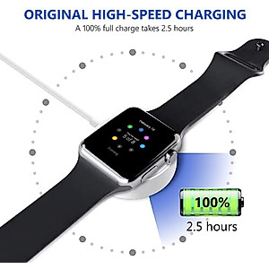 Watch Charging Charger Cable [MFi Certified] Compatible with Apple iWatch Series 7 6 SE 5 4 3 2 1 (38mm 40mm 41mm 42mm 44mm 45mm) - 3.9FT- White