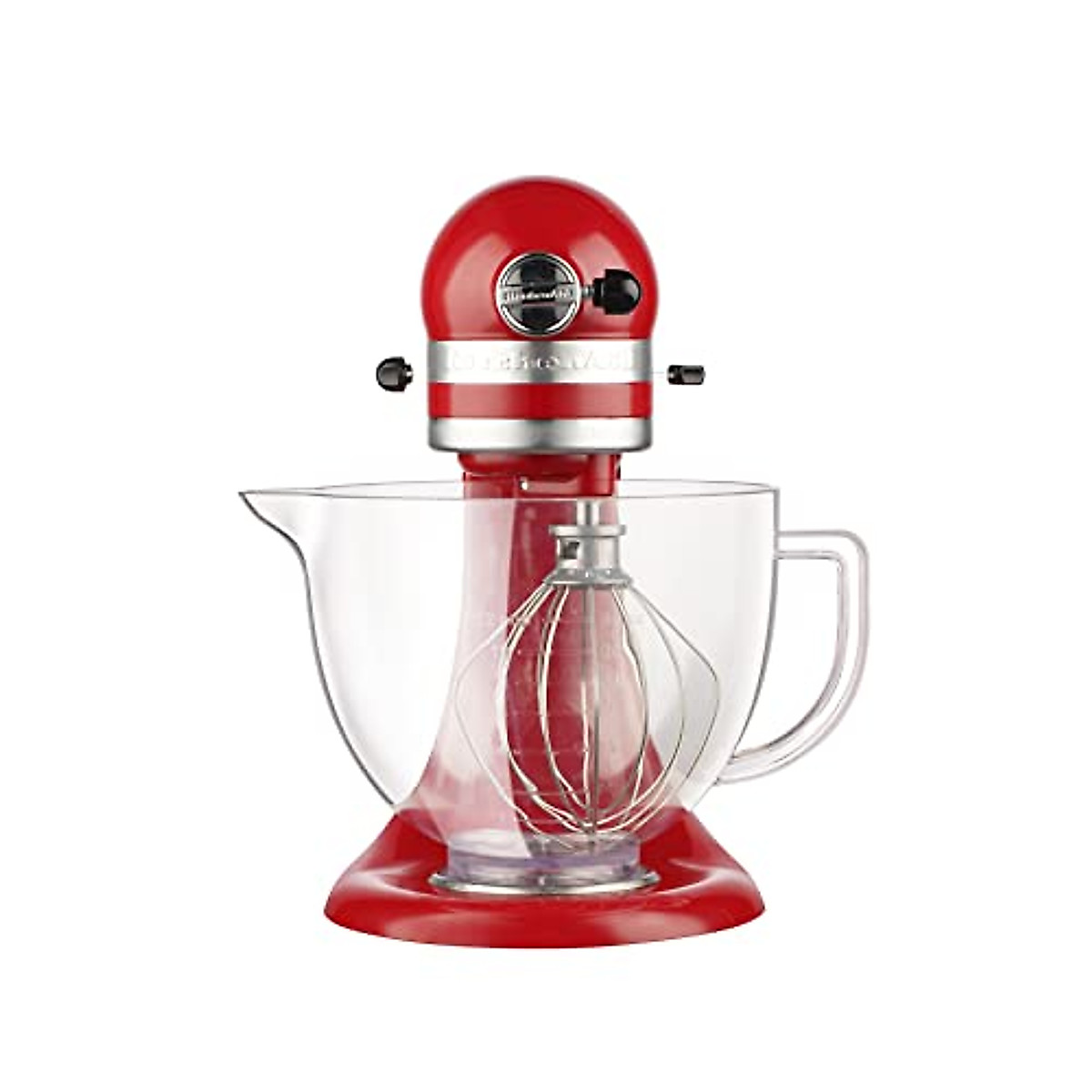 5 QT Food Grade Plastic Mixer Bowl Compatible with KITCHENAID TILT-HEAD STAND MIXERS 4.5-Quart (4.3 L) And 5-Quart (4.7 L), With Spout and Measuring Lines, Light weight, Shatter and Crack proof