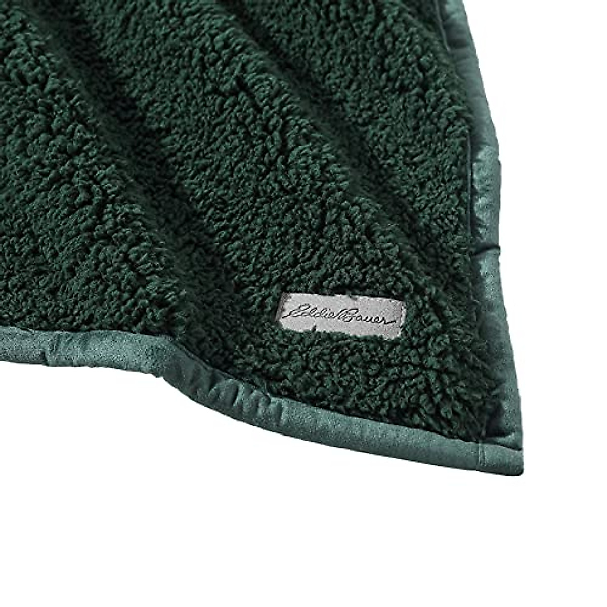 Eddie Bauer - Throw Blanket, Reversible Sherpa Bedding, Medium Weight & Warm Home Decor (Green, Throw)
