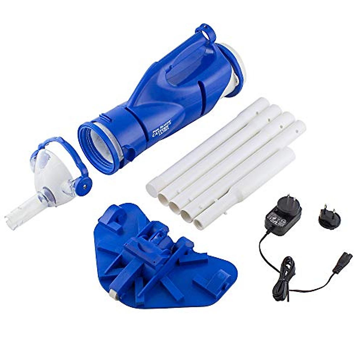 POOL BLASTER Catfish Ultra Rechargeable, Battery-Powered, Pool-Cleaner, Ideal for In-Ground Pools and Above Ground Pools for Cleaning Leaves, Dirt and Sand & Silt.