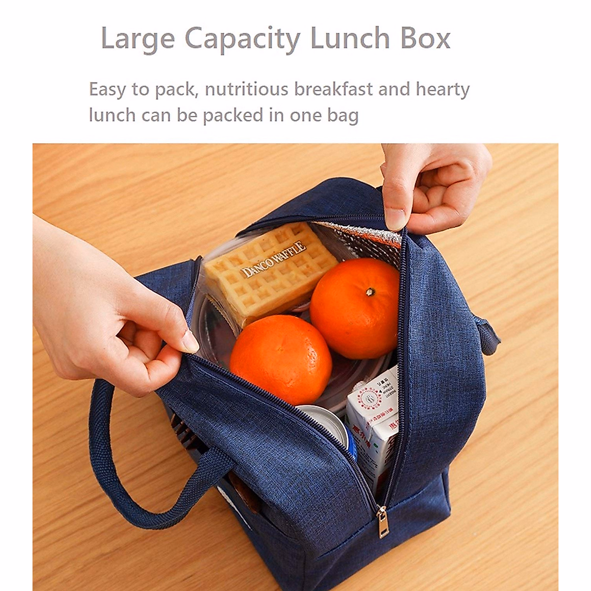 5.5 L Pink Bear Small Lunch Bags for Women, Portable Insulation Bags, Reusable Lunch Bags, Can be Used for Picnics, Work, etc. (S, Pink Bear)