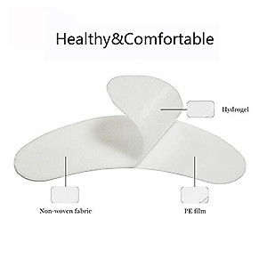 LANKIZ Eye Pads for Lash Extensions Under Eye Gel Pads for Eyelash Extensions Lint Free Hydrogel Eye Patches Eyelash Extension Supplies 100 pairs