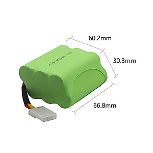 Tenberly 7.2V 4500mAh Battery Replacement for Neato XV-11 XV-12 XV-14 XV-15 XV-21 XV-25 XV Essential XV Signature Pro Robotic Vacuum Cleaners Neato 945-0005 205-0001 (2 Pack)