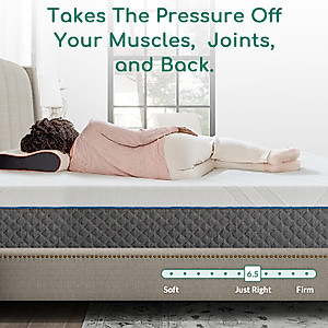 Airdown 14 Inch Queen Size Memory Foam Mattress for Back Pain, Gel Mattress in a Box, Made in USA, 5 Layers of Comfort, 365-Night Trial, CertiPUR-US Certified