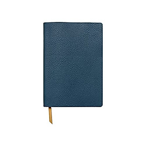 DesignWorks Ink Vegan Suede Flexible Cloth Journal Notebook with 192 Lined Pages and Ribbon Bookmark for Work, Writing, Journaling - 5.75" x 8" Midnight Blue