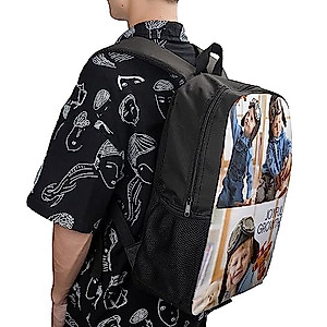 Custom Personalized Backpack Customize Image Photo Text Name Logo Laptop Bag Causul Daypack (3 Photos)