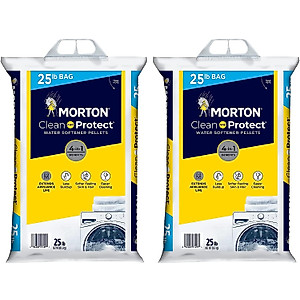 Morton Water softener salt - Two 25 pound bags