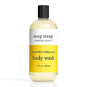 Deep Steep Argan Oil Body Wash, Grapefruit Bergamot, 17 Ounce
