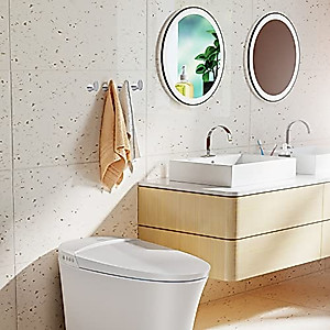 LOWCUS Robe Hook 73835, Solid Metal, Chrome