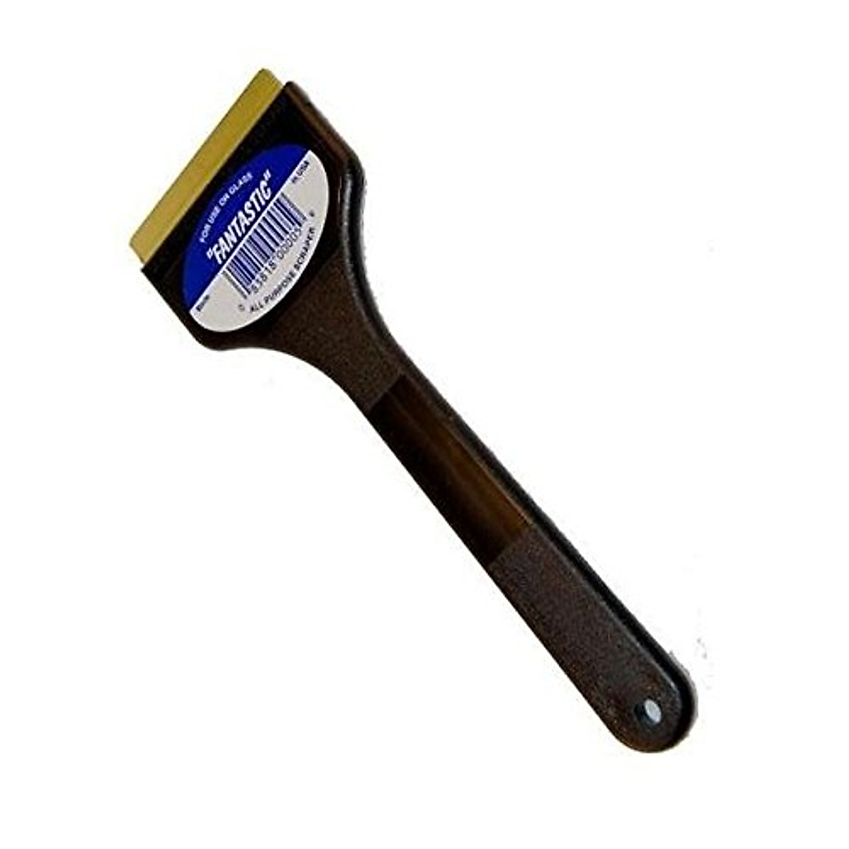 C J Industries F101 Fantastic Ice Scraper with Brass Blade, Black