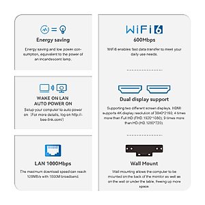 Beelink Mini S12 Pro Mini PC, 12th Gen Intel-N100 (4C/4T, Up to 3.4GHz), 16GB RAM DDR4 500GB PCle SSD, Mini Desktop Computer 4K@60Hz, Dual Display, WiFi6, BT5.2, USB3.2, LAN, Low Power