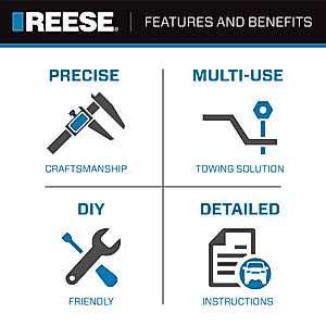 Reese Towpower 74059 72" Safety Chain - 5000 lb. Capacity