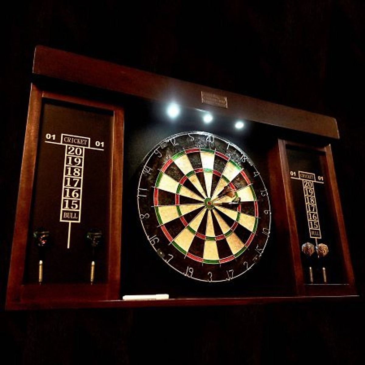 Barrington 40" Dartboard Cabinet With Led Light