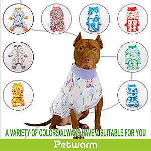 PetWarm Dog Surgical Recovery Suit – Post-Spay & Neuter, Weaning, Prevents Licking After Surgery Onesie for Male & Female – Pet Recovery Suit for Dogs – Professional Pet Recovery Shirt, XX-Large