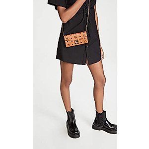 MCM Women&#039;s Patricia Mini Bag, Cognac, Brown, One Size