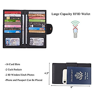 Tote Handbags for Women Purse and Wallet Set Large Shoulder Bags Crossbody Purses Satchel Black