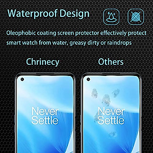 CHRINECY [5 Pack] 3Pack Screen Protector for OnePlus Nord N200 5G with 2Pack Camera Lens Protector, 9H Hardness, Anti-Scratch, Case Friendly, HD Clarity Tempered Glass