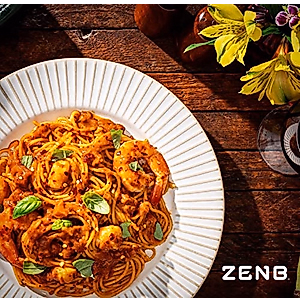 ZENB Plant Based Spaghetti - Made From 100% Yellow Peas, Gluten Free Pasta, Non-GMO, Vegan, Certified Kosher, 17g of Protein & 11g of Fiber In Every 3 oz Serving, Spaghetti - 8 oz Boxes (Pack of 3)