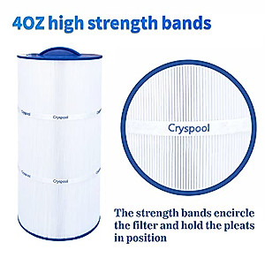 CRYSPOOL Spa Filter Compatible with Caldera 75, C-7375, 1019301, 73531, PCD75N, FC-3964, 75 sq.ft, 1 Pack