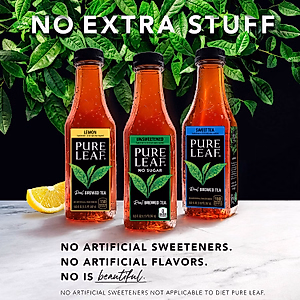 Pure Leaf Iced Tea, Sweetened Variety Pack, 18.5 fl oz. bottles (12 Pack)