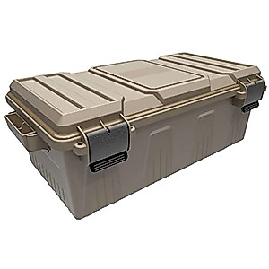MTM Divided Ammo Crate Utility Box, Dark Earth