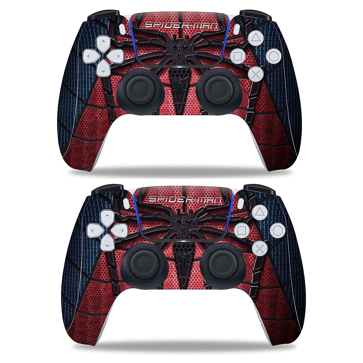 InnaGeek - Protective Skin Sticker Vinyl for PS5 Controller Pack Spiderman