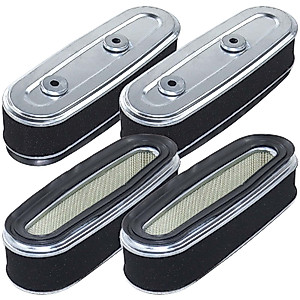 FULAIGE 4 Pack GXV160 Air Cleaner Element Replaces 17210-Z1V-003, 17210-ZE7-003, 17210-ZE7-013,17210-ZE7-505 for Honda GXV160, GXV160H2, GXV160UH2, HR216, HRA216, HRC216, HRU216 Lawn Mowers