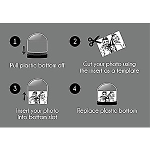 Horizontal Photo Snow Globe