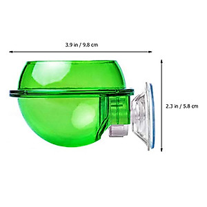 balacoo 4pcs Reptile Food Bowl Turtle Feeder Feeding Dish Tortoise Food Container Reptile Eating Bowl Water Dish Tray for Gecko Snake Turtle Bearded Dragon