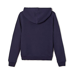 French Toast Boys' Fleece Hooded Sweatshirt, Navy, Medium/8,Big Boys